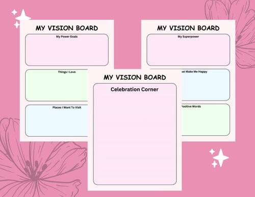 2025 Vision Board Kit | A Fun and Creative Way to Dream Big | PreK To ...