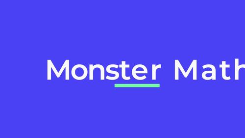 Addition and Subtraction Fact Fluency - Monster Math Timed Tests BUNDLE