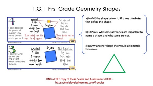 How to Teach Proficiency Scales Video – 1st Grade Geometry Example