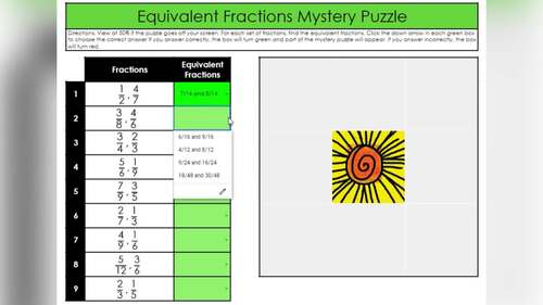 Common Denominators and Equivalent Fractions Printable and Digital ...