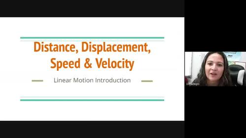 2.1. Distance, Displacement, Speed and Velocity Video by PhysicsWithMsNigro