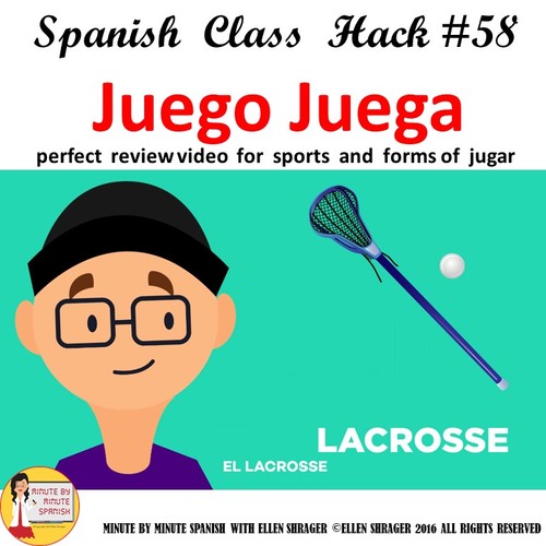 058 Spanish Class Juego Video Reenforces Spanish Vocabulary for Sports ...