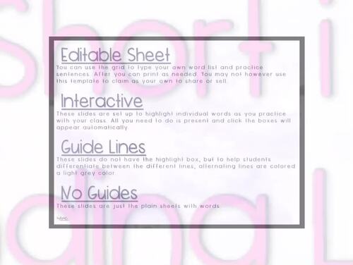 Short i Word Blending| Blending Lines| Digital and Paper Options