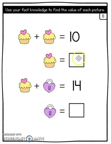 Valentine's Day Math Brain Teasers | Digital & Printable | Picture Puzzles