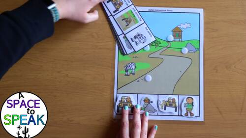 Visual Story Sequences for Comprehension and Retell by A Space to Speak