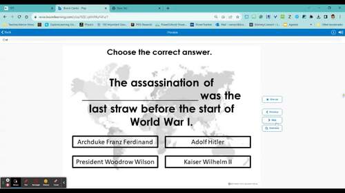 WWI Boom™ Cards by Dig Deeper Learning | TPT