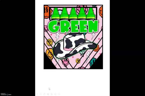 90's Western Disco Color Posters by Julia's Colorful Classroom | TPT