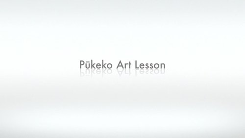 Birds in Trees Art project Part 1 PŪKEKO in the FLAX lesson plan 4th-7th