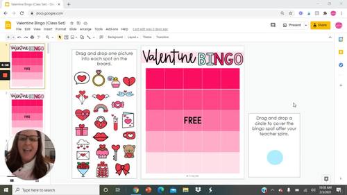 Digital Valentine Make Your Own Bingo Board Google Slides by The Sassy ...