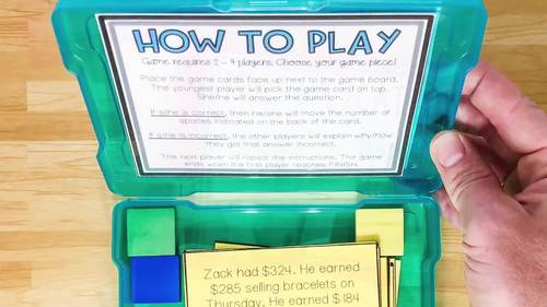 Third Grade Number Patterns Math Game by Simply STEAM | TPT