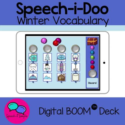 Speech-i-Doo Winter Vocab Digital Cariboo - Language - Speech - Vocabulary