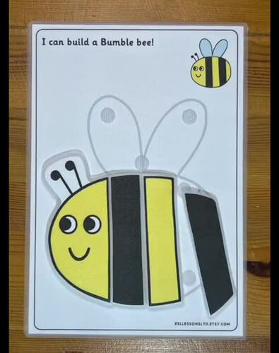 Busy Binder Bumble Bee by ESL LESSONS SHOP | TPT