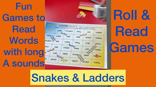 Growing BUNDLE of FUN Games for Words with Long Vowel Sounds for K ...