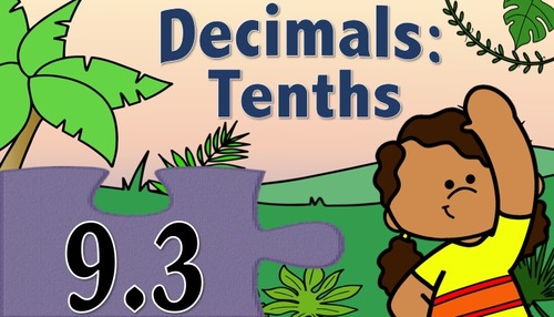 Tenths: Identify Numbers: In the Jungle: Math Brain Break | TPT