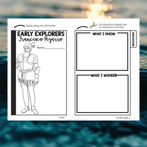Francisco Pizarro | Early Explorers Unit | Explorers Research Project | 3-5