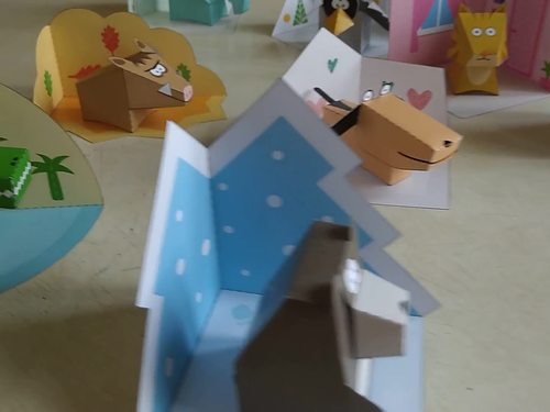 10 Paper Animals to Create with Scissors and Glue by ixia3d | TPT