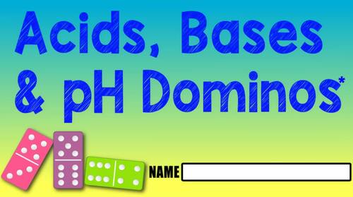 Acids, Bases, & pH DIGITAL DOMINOS for Google Slides by Teamwork Toolbox