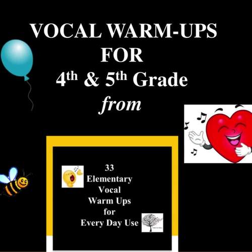 Vocal Warm-Ups for the 4th and 5th Grade Music Classroom by Treble Tree ...