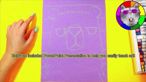 Winter Art Project Activity Polar Bear Art Writing Prompts Reading ...