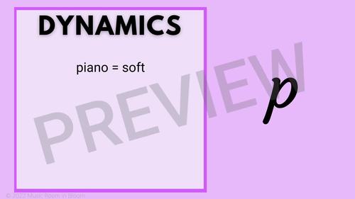 ELEMENTS OF MUSIC : DYNAMICS a High School Music Appreciation Unit