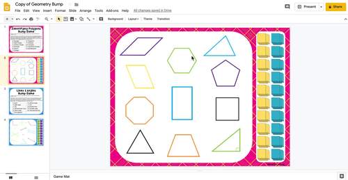Digital Geometry Bump Games by Kristin Kennedy | TpT