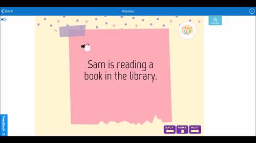 Short Interactive Stories: One-Sentence Stories (Sam's Day) Boom Cards™