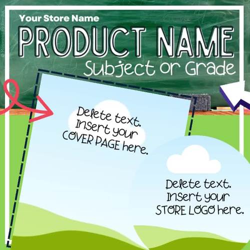 CANVA Product Preview Video TEMPLATE | CHALKBOARD Design | TpT