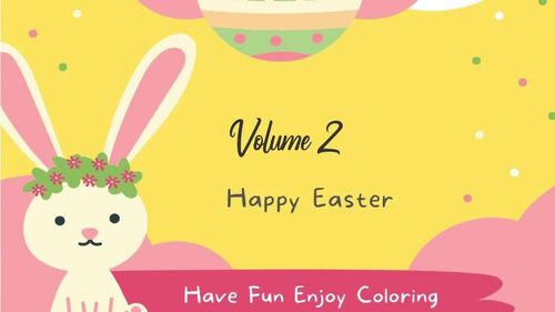 Easter Eggs Coloring Book vol 2| Happy Easter Coloring Pages For Kids ...