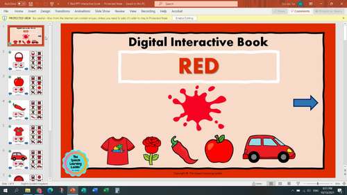 PowerPoint Interactive Color Books l NO PRINT NO PREP PPT l Distance ...