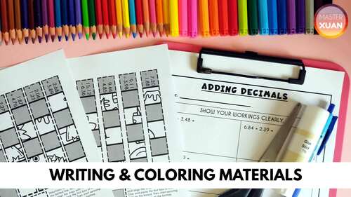 Adding And Subtracting Decimals Hands On Activities by Master Xuan