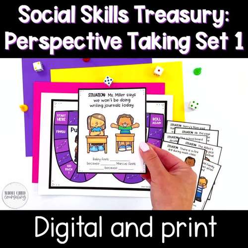 Perspective Taking Task Cards Activities and Theory of Mind Social ...