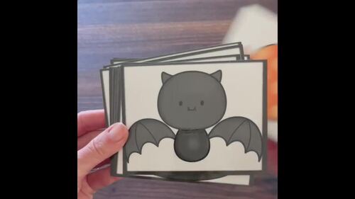 Halloween Non-Identical Matching Cards by Making Meaningful Materials