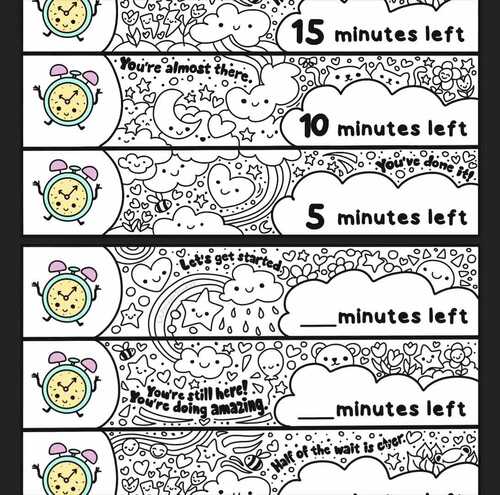 Waiting Visual Countdown Timer, Autism Time Management, Executive ...