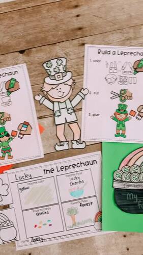 March Build a Leprechaun Writing Craft | St. Patrick's Day | Writing ...