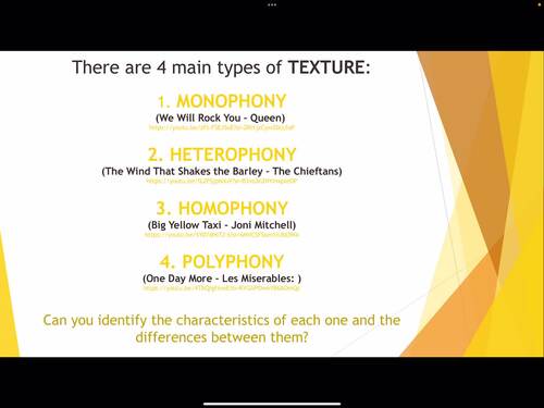 The 7 Elements of Music - Introduction to Texture by Kreativities by ...