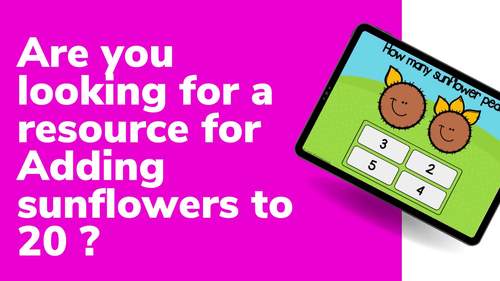 Adding Sunflower Pedals to 20 Digital Boom Task Cards by Fiddleheads