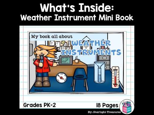 Weather Instruments Mini Book for Early Readers by Starlight Treasures