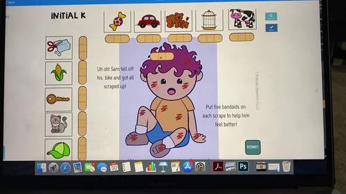 First Aid Articulation BOOM Cards: Early Sounds by Panda Speech