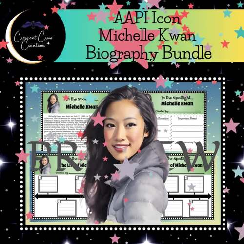 AAPI Icon Michelle Kwan AAPI Heritage Month Biography Bundle | TPT