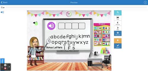 Level 1- Unit 4 Bonus Letter Word Practice by First Grade Fairytale