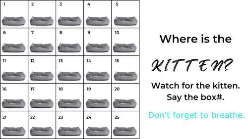 Classroom Management Series: Attention Grabber Activity: KITTENS (video ...