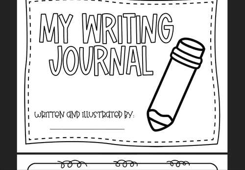 Preschool/Kindergarten Daily Writing Journal by Little Legacy Learning Co