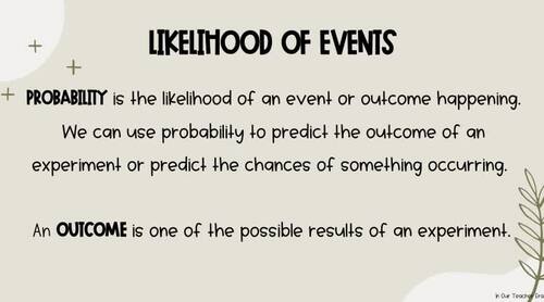 Grade 2 Ontario Math Slides - Probability | PowerPoint + Google Slides