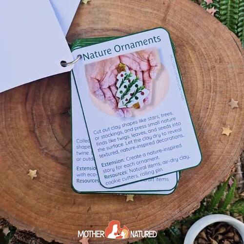 Christmas Outdoor Activity Cards | Christmas Nature Activities | Montessori