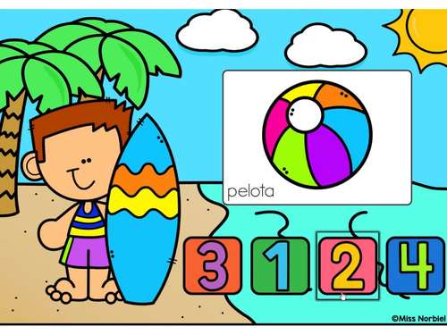 Conteo de sílabas Boom Cards, Counting syllables in Spanish, Clap syllables