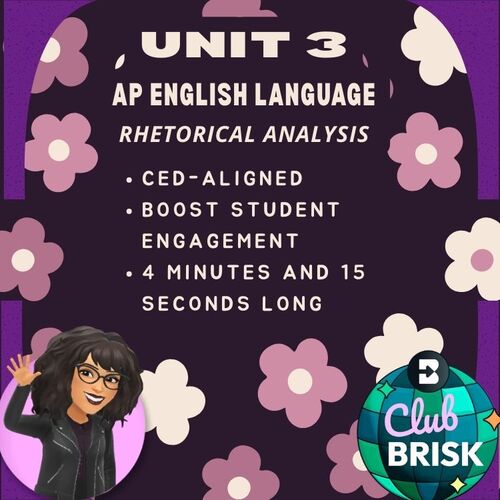 AP English Lang Podcast: Rhetorical Analysis (FRQ 1 Guide) - Unit 3 CED ...