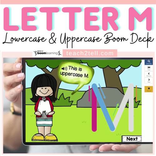 Alphabet Letter M of the Week Activities Boom Digital Cards by Teach2Tell