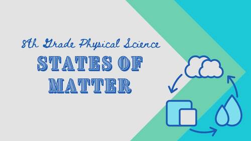 State of Matter- Slide Presentation & Student Fill In Note Sheets-MS/HS