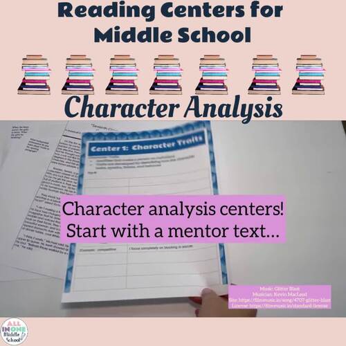 Literacy Centers | Character Traits & Analysis Activities | ELA Reading ...
