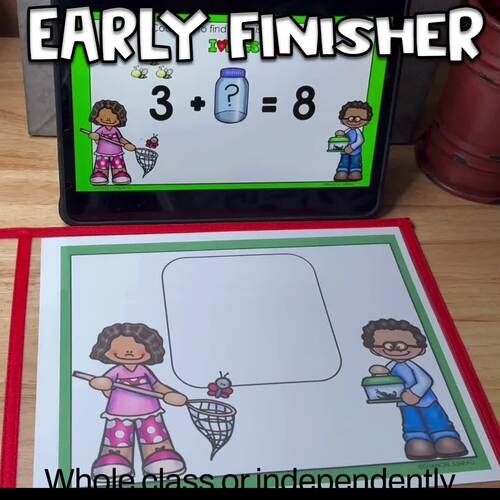 Find the Missing Addends to 10 Math Early Finisher Bin 1st Grade Fast ...